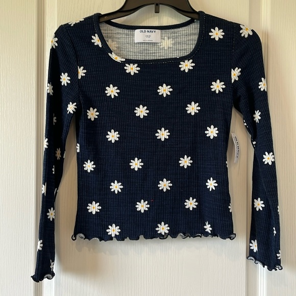 Old Navy | Shirts & Tops | 35 Girls Old Navy Daisy Print Top112nwt ...